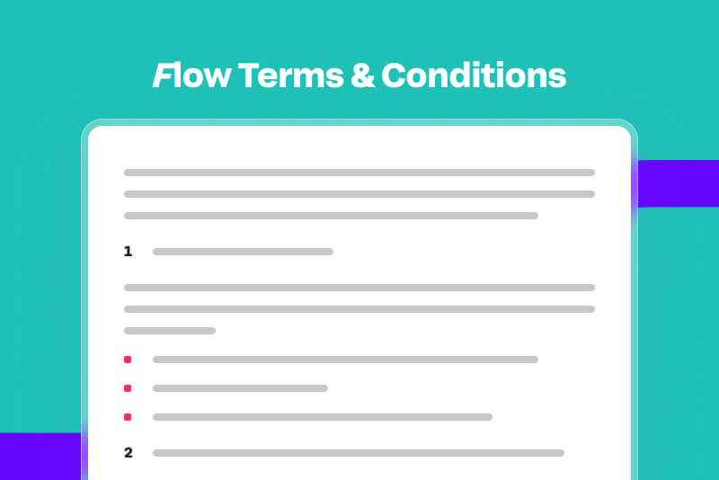 Flow Terms and Conditions | Fondy