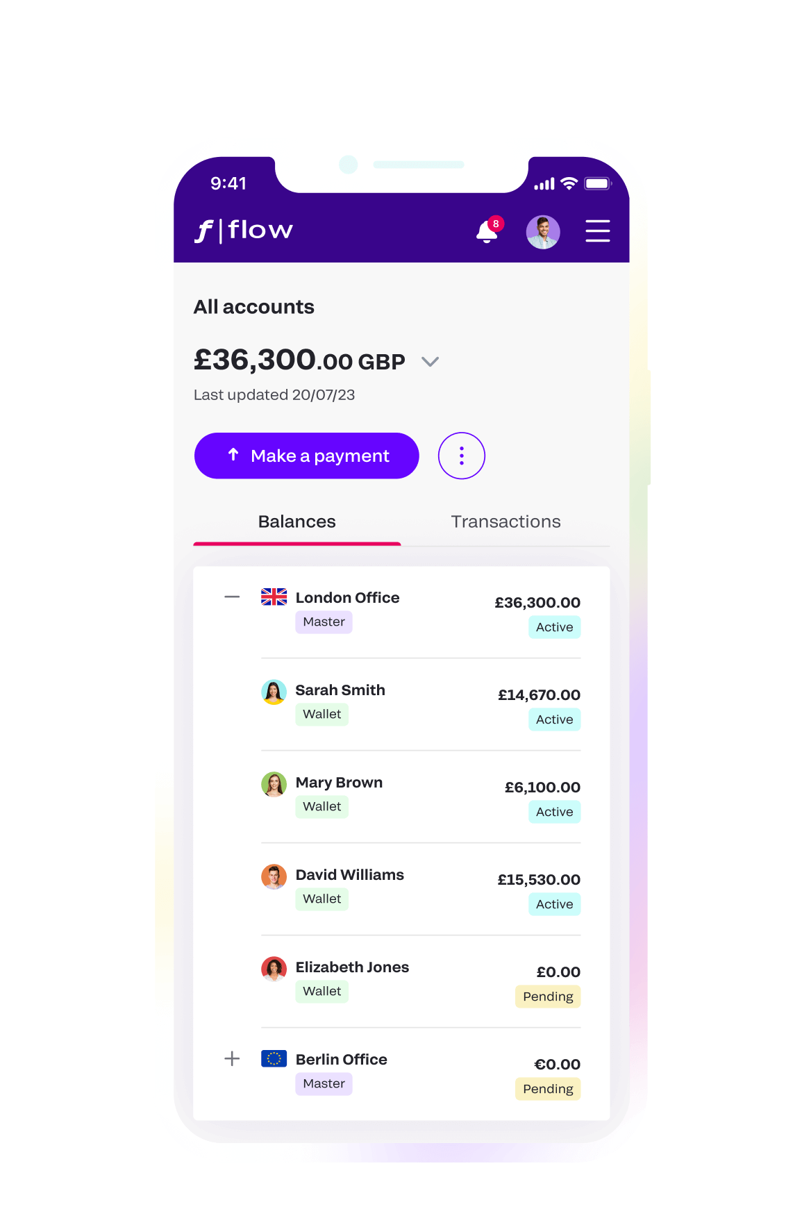 Flow Payments for Marketplaces & Platforms | Fondy